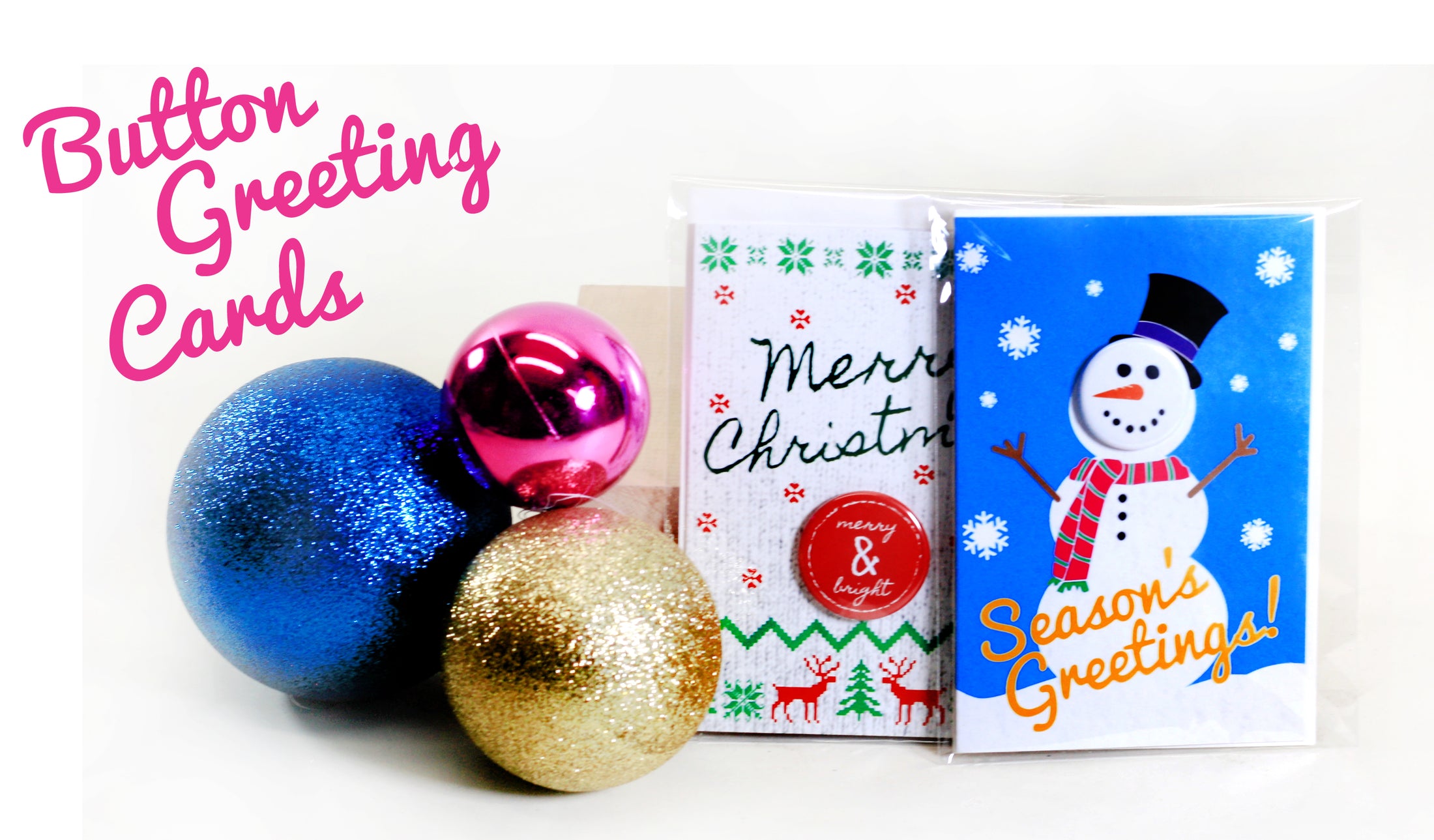 Send Warm Wishes with Button Greeting Cards – People Power Press for ...