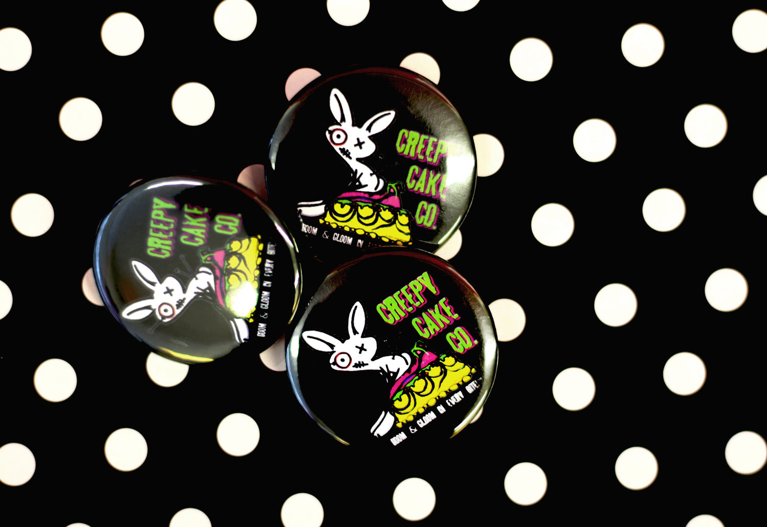 Client Feature: Creepy Buttons for Creepy Cake Co. – People Power Press ...