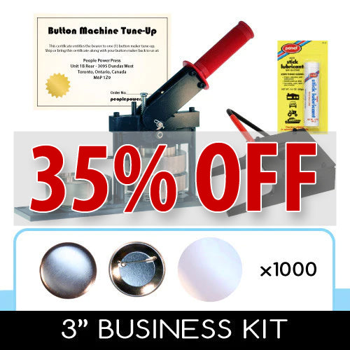 3" Button Maker Kit for do it yourself button making – People Power ...