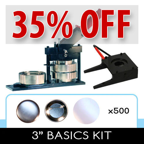 3" Button Maker Kit for do it yourself button making – People Power ...