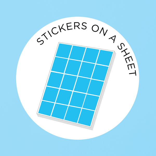 Labels n Stickers Square - Get stickers on a sheet – People Power Press ...