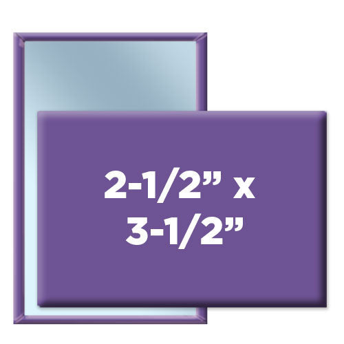 Custom Rectangle 2-1/2 x 3-1/2" Mirrors – People Power Press for Custom ...